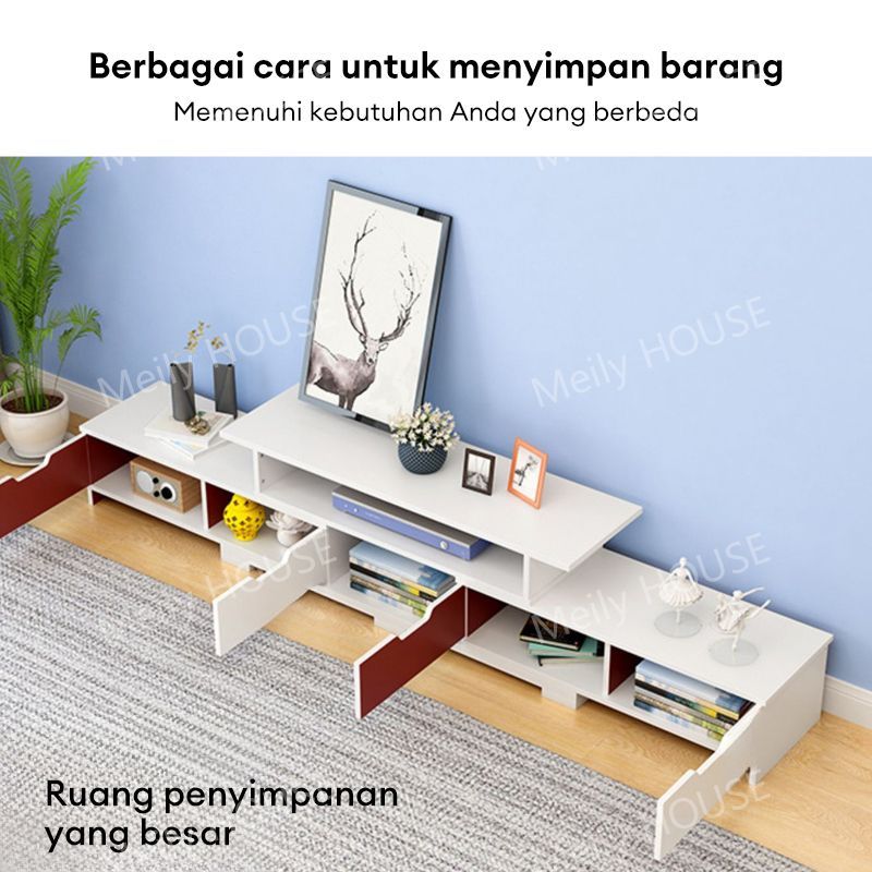 Jual Meja TV kayu 190CM TV SERBAGUNA Rak Tv Minimalis Bufet Tv ...