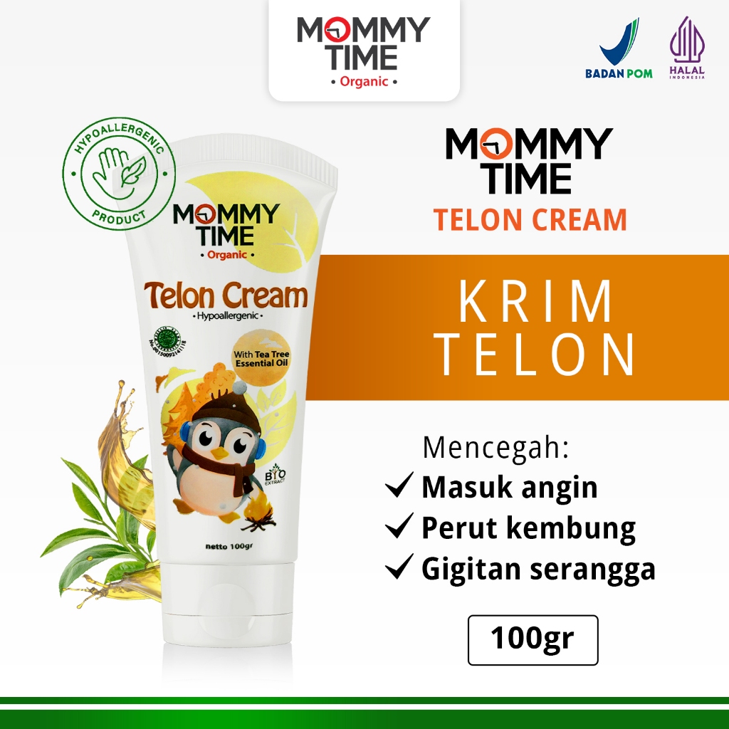 Jual Telon Cream MOMMY TIME Krim Telon Bayi Pengganti Minyak Telon aman ...