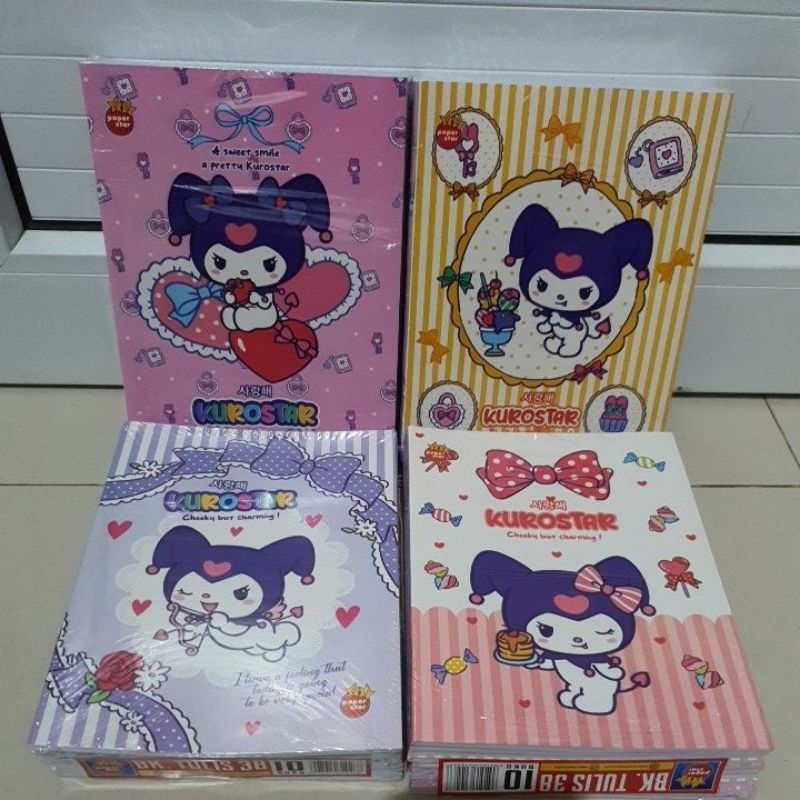 Jual buku tulis kuromi / buku tulis baby three / buku capybara 38 ...