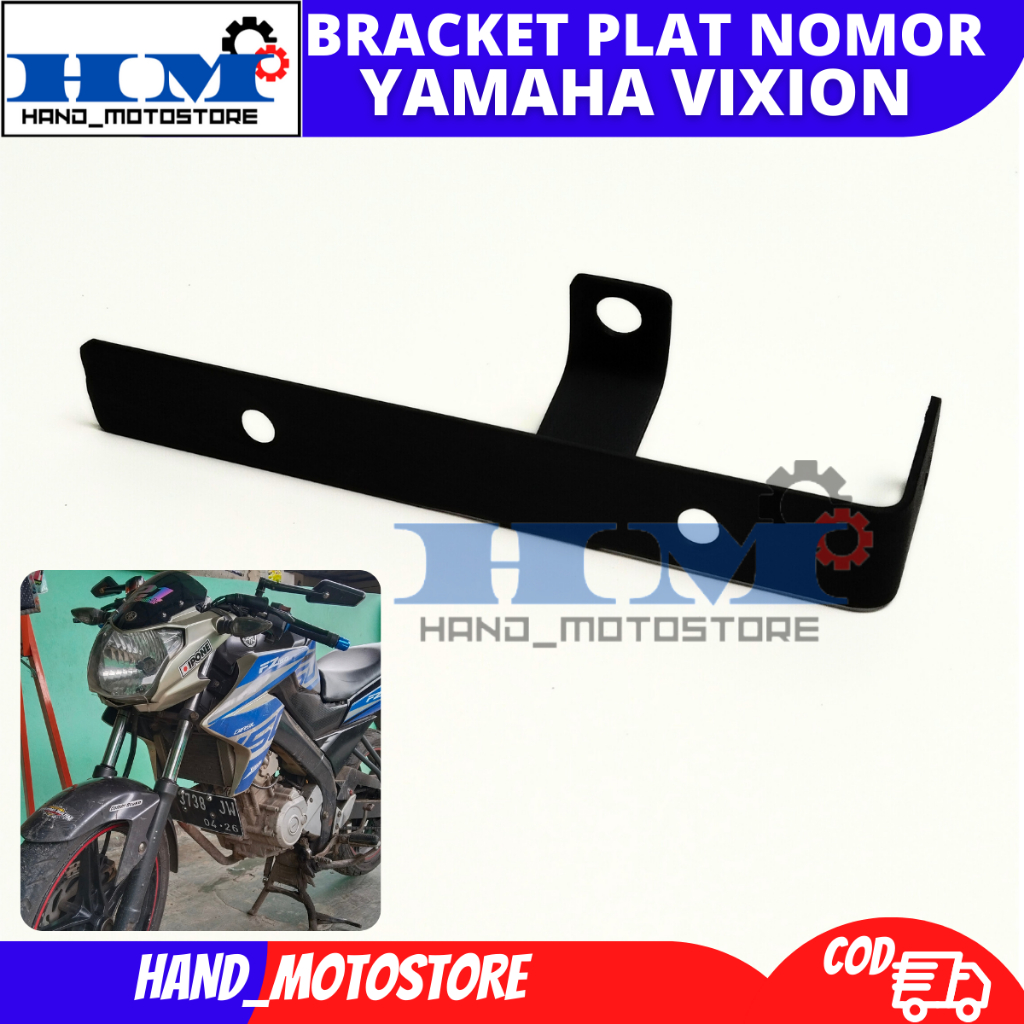 Jual [COD] BRACKET PLAT NOMOR KOLONG YAMAHA VIXION / BRACKET KOLONG ...