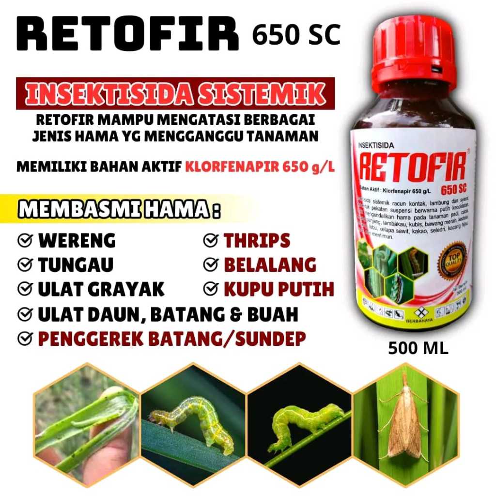 Jual RETOFIR Insektisida Cocok Untuk Semua Jenis Tanaman Pengendali ...