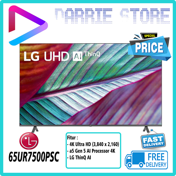 Jual LG TV 65UR7500PSC 65 INCH SMART TV 4K UHD 65UR750 65UR75 65UR7500 | Shopee Indonesia