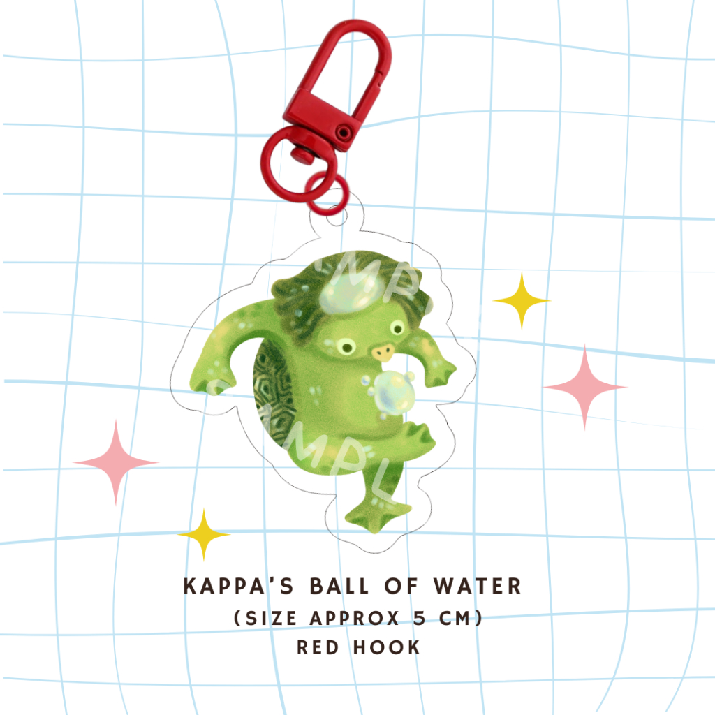 Jual Yokai Acrylic Keychain (Kappa, Tanuki, & Kitsune) | Shopee Indonesia