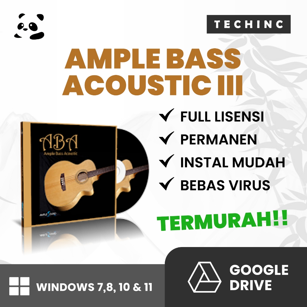 Jual ABA Ample Bass Acoustic III + Full Library | Windows Audio Plugins VST | Shopee Indonesia