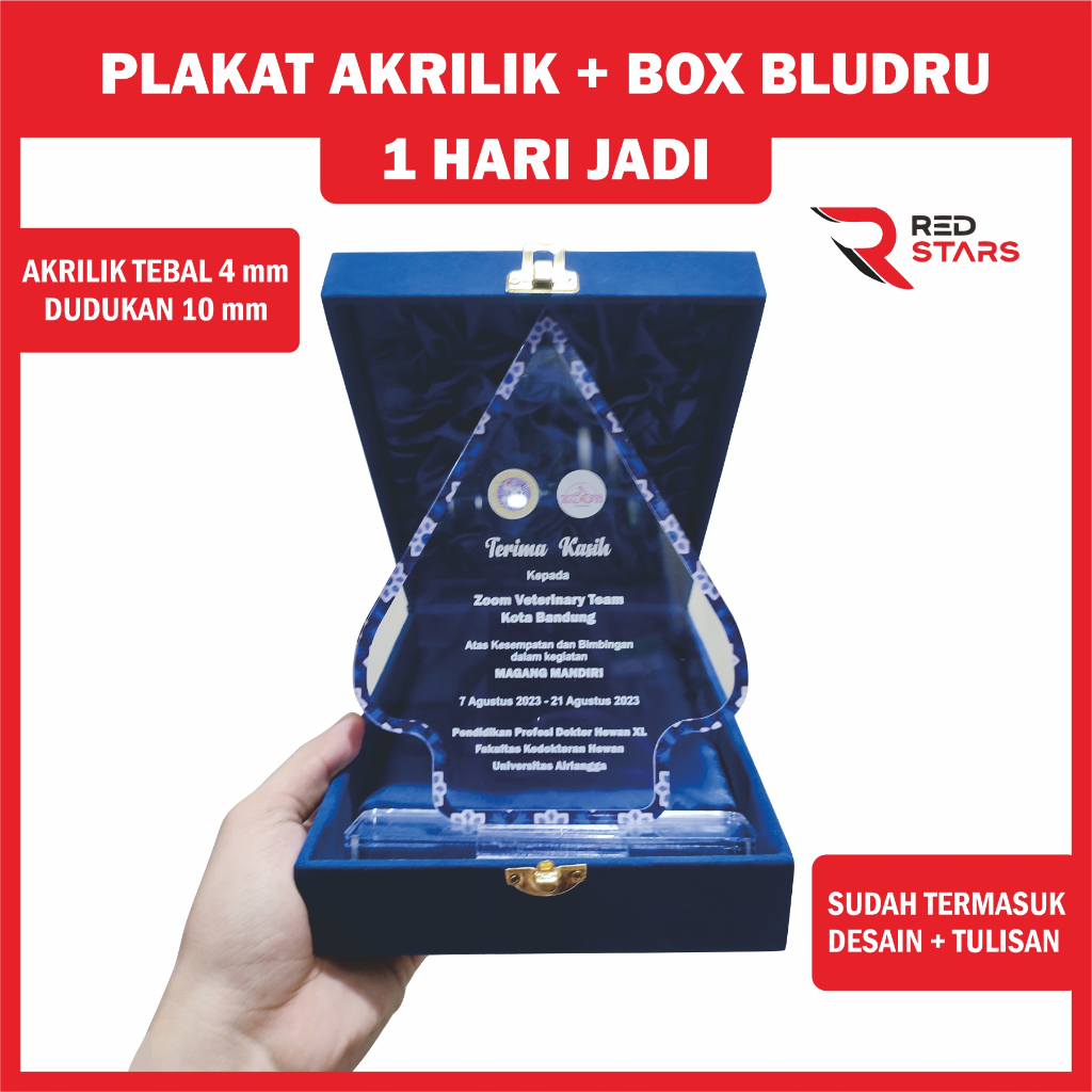 Jual Plakat Akrilik / Plakat Wisuda / Plakat Magang / Vandel Print UV ...