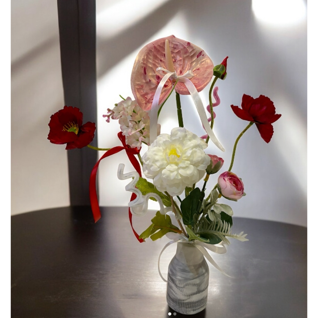 Jual Sexy pink in vase - Buket Vas Bunga Artificial Wisuda / Vase ...