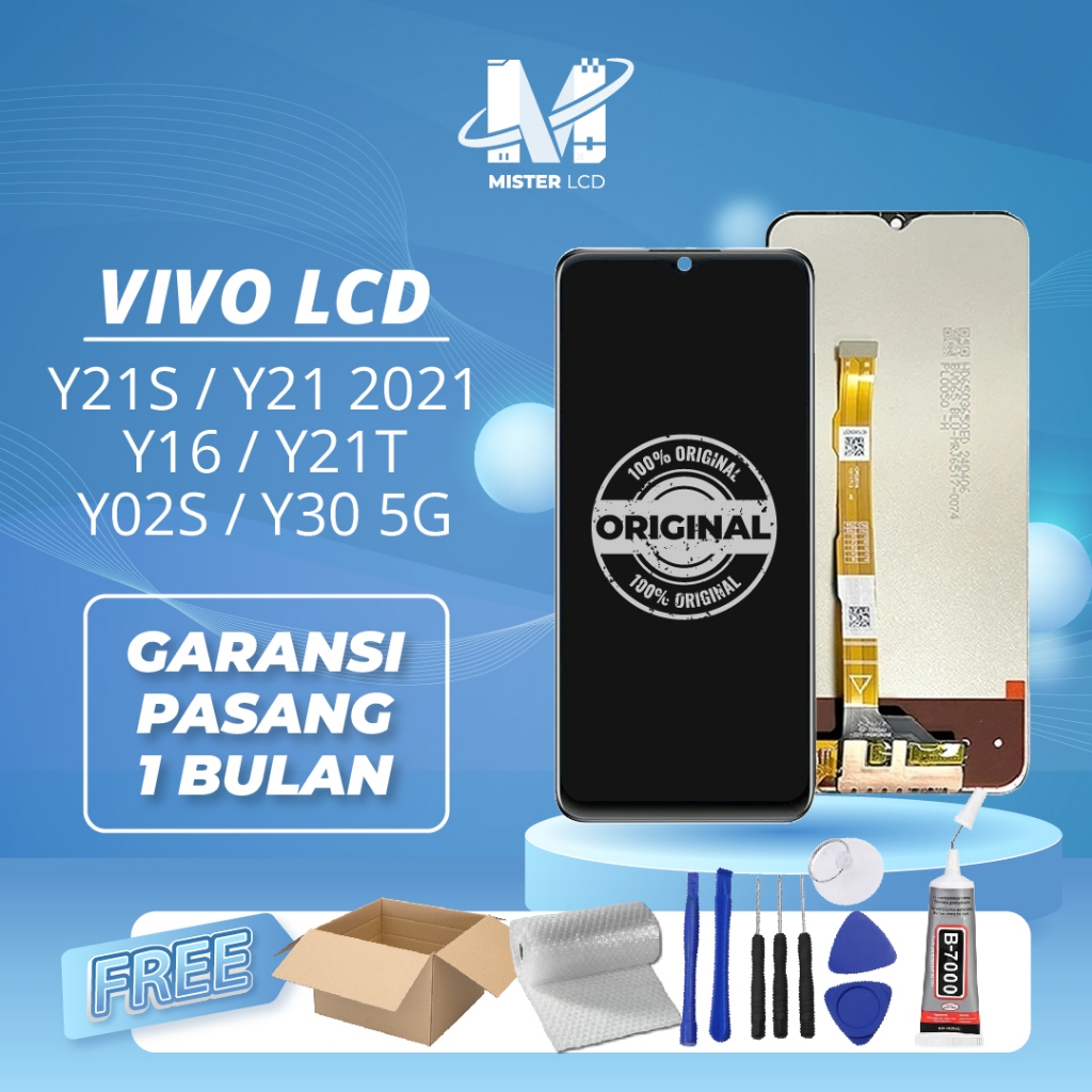Jual LCD VIVO Y21 2021 / Y21S / Y21A / Y21E / Y21T / Y16 / Y02S FULLSET ...