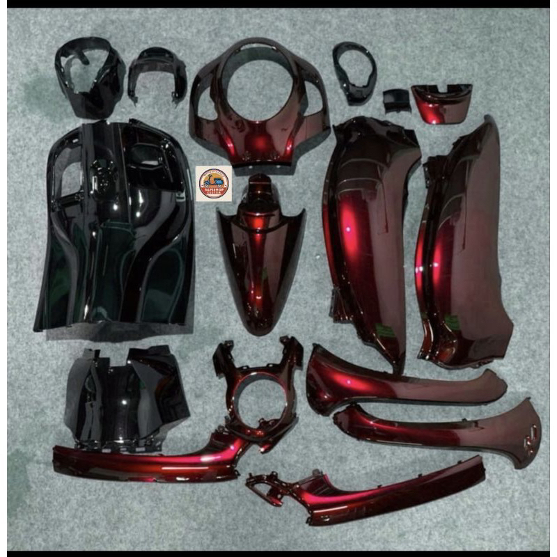 Jual cover full fullset bodi body halus honda scopy scoopy new led 2021 ...