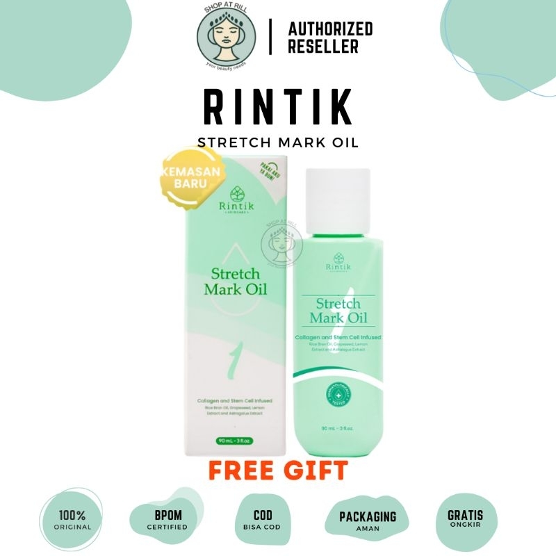 Jual [READY] Rintik Skincare Stretch Mark Oil - Pudarkan Stretchmark ...