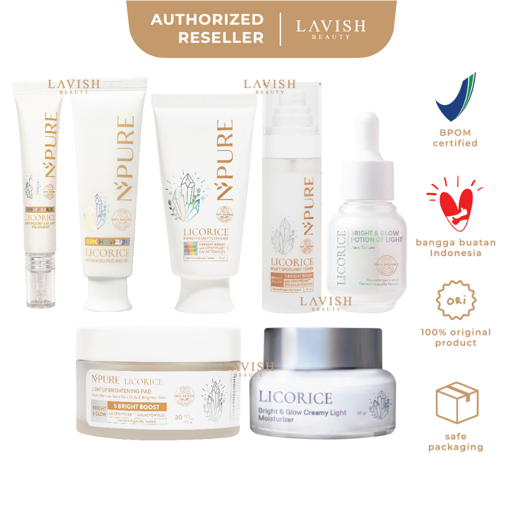 Jual N'PURE NPURE Licorice Bring the Light Cleanser // Milky Spotlight ...