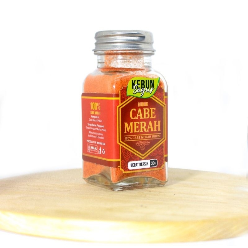 Jual Cabe Merah Bubuk Botol Aesthetic 30 gram | Shopee Indonesia