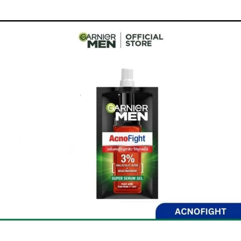 Jual Garnier Men Acno Fight Super Serum Gel / Turbo Bright 5x Vitamin C ...