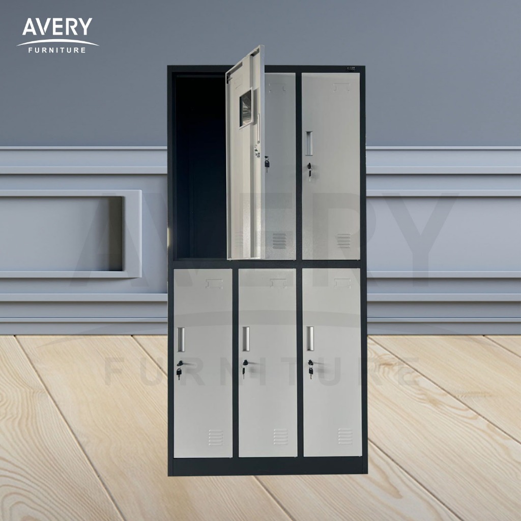 Jual Avery - LH006TC - Locker Besi / Loker Besi 6 Pintu | Shopee Indonesia