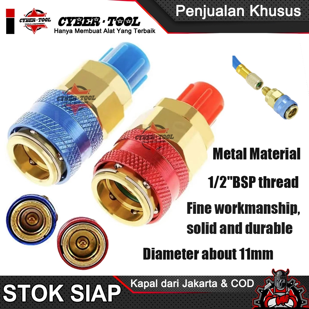 Jual Quick Coupler AC Mobil QC-12LH Starmec | Shopee Indonesia