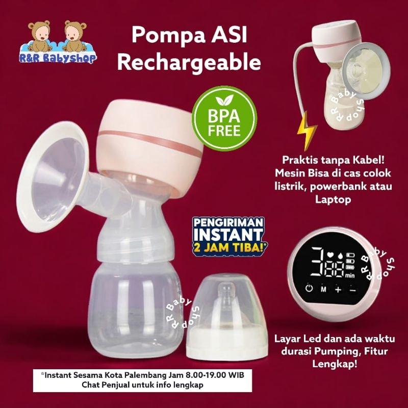 Jual Pompa Asi Elektrik Portabel Bisa di cas / Pompa ASI elektrik ...
