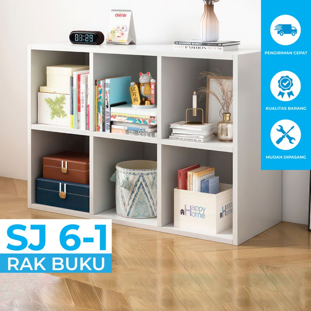Jual Home Inspiration Rak Buku Berdiri Lemari Penyimpanan Multi-lapis ...