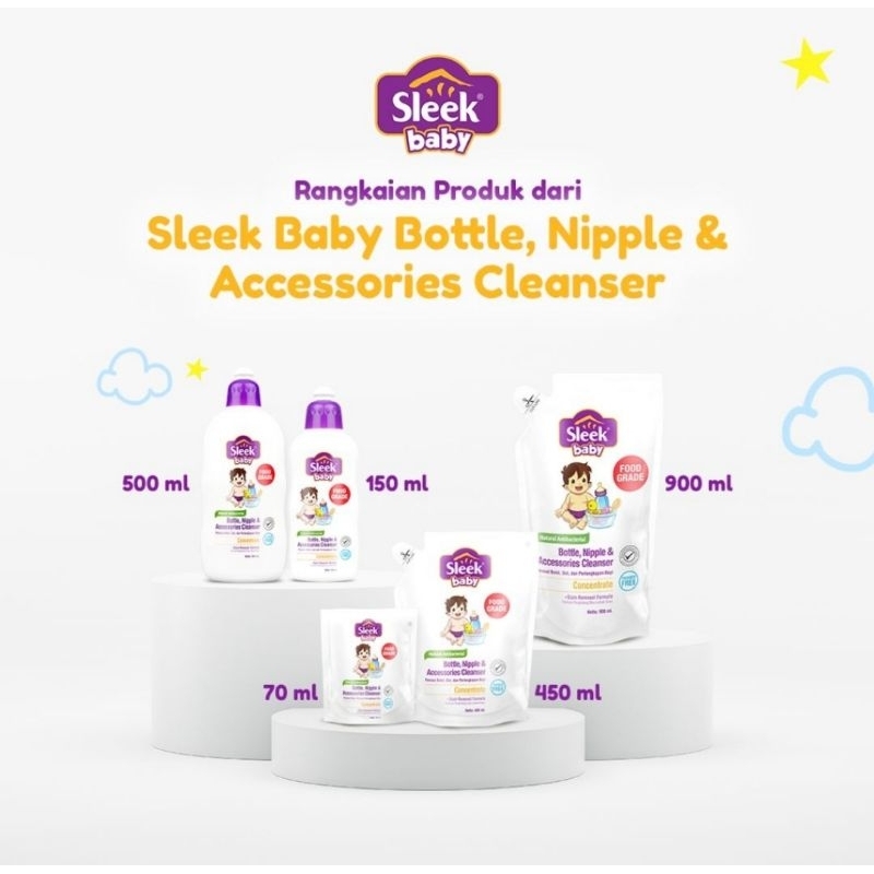 Jual SLEEK Pencuci Botol 70ml | Shopee Indonesia