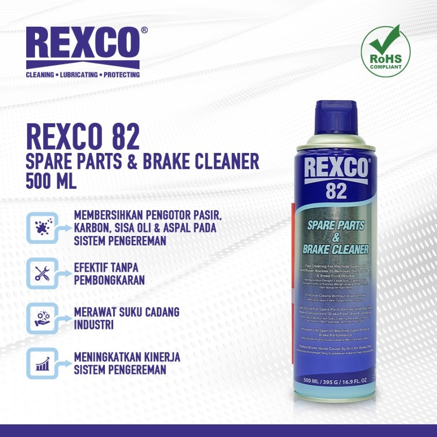 Jual REXCO 82 Spare parts Brake Cleaner Pembersih Mur Baut Rem Cakram ...