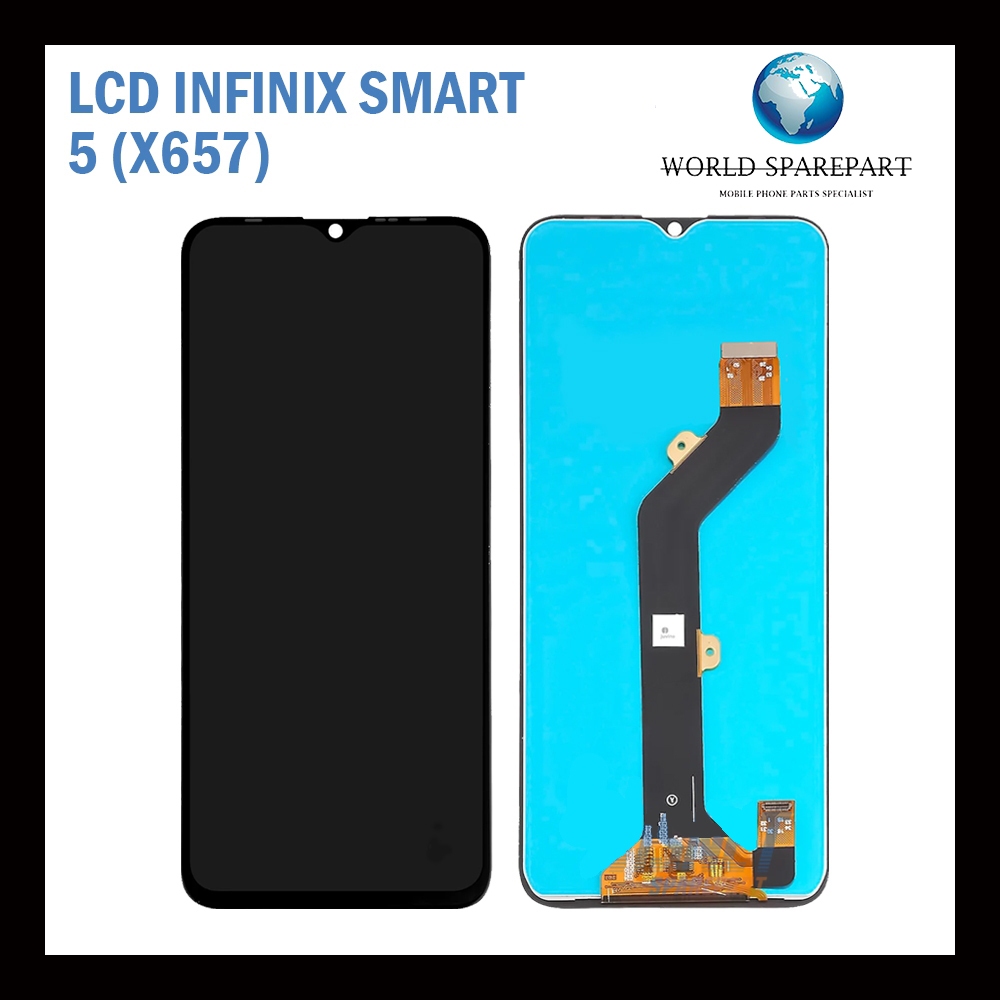 Jual LCD Infinix smart 5 (x657) Fullset Touchscreen ORIGINAL 100% Garansi 1 Bulan Gratis Double ...