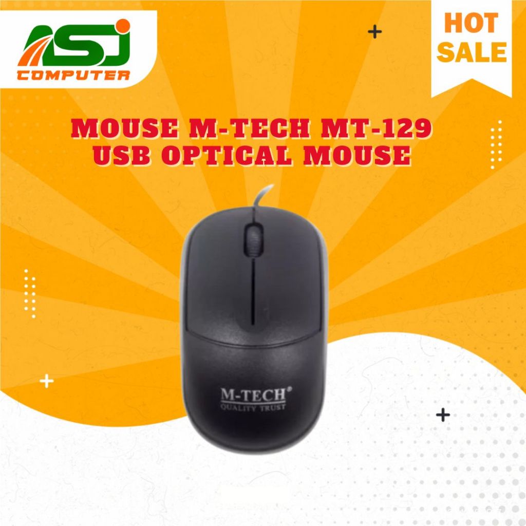 Jual Mouse M-Tech MT-129 USB Optical Mouse | Shopee Indonesia