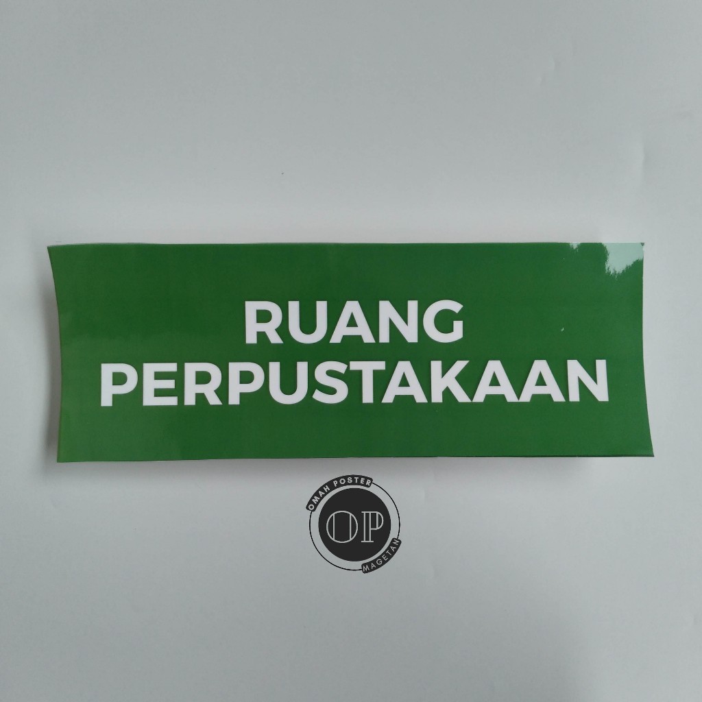 Jual Stiker Ruang Perpustakaan - Stiker Vinyl Ruang Perpus - Library ...