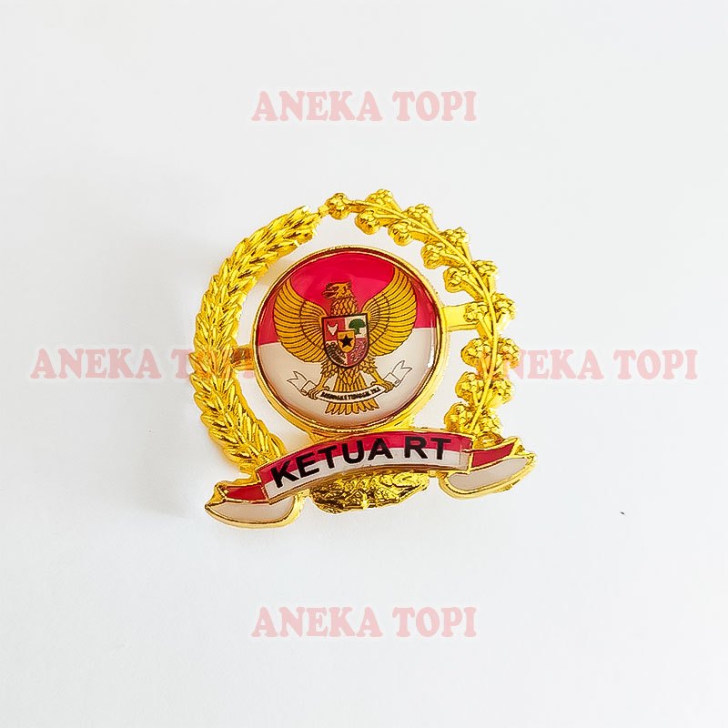 Jual Pin Ketua RT Bros Garuda Ketua RT Pin Bros Atribut Ketua RT Model ...