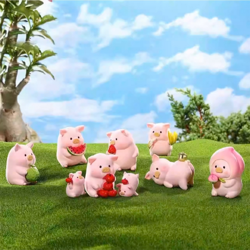Jual FIGURE SET Cute Pig Fruit Series Blind Box | Shopee Indonesia