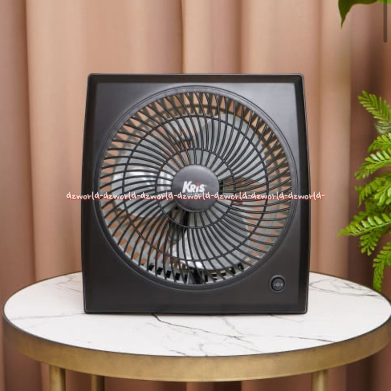 Jual Kris Table Fan Black 9inch Kipas Angin Meja Warna Hitam 22.5cm Krisbow Kipas Model Kotak ...