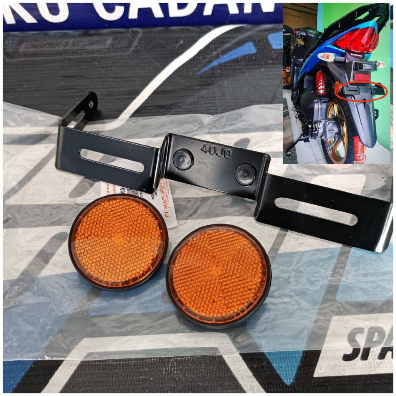 Jual bracket plat nopol plus mata kucing ADDRESS model eropa original ...