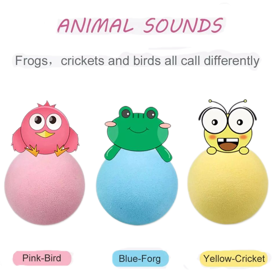 Jual Animal Sounds Ball / Mainan Bola Kucing Bunyi Suara Binatang ...