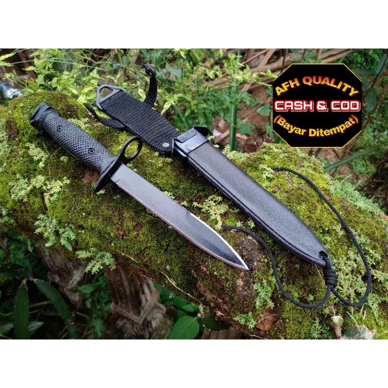 Jual Pisau gunung ss1 pinndad sarung hitam piber | Shopee Indonesia