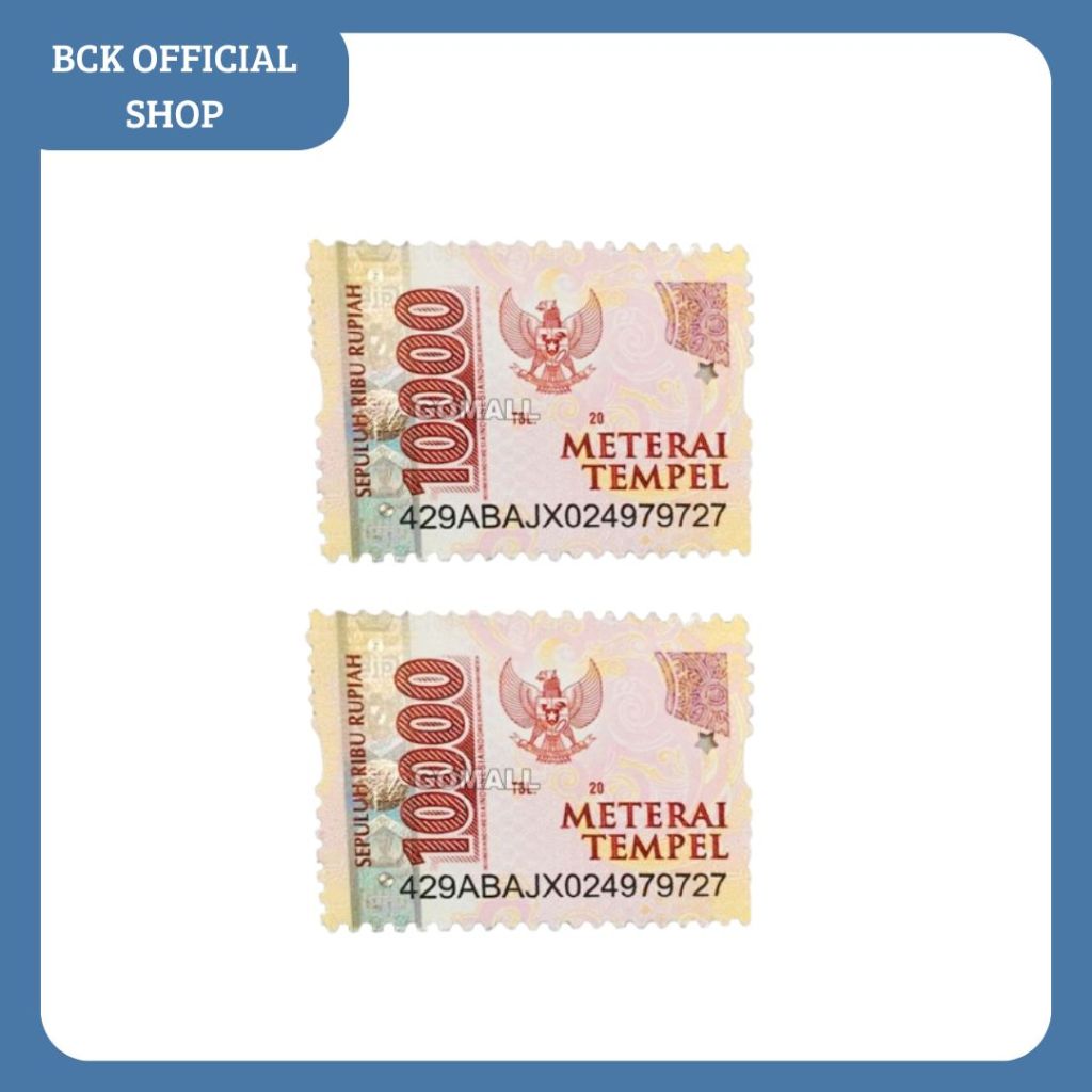 Jual Materai 10000/ Original Materai (PCS) | Shopee Indonesia