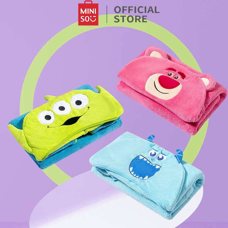 Jual KODE G36K MINISO Selimut Dengan Topi Lotso Blanket with Hat Toy ...