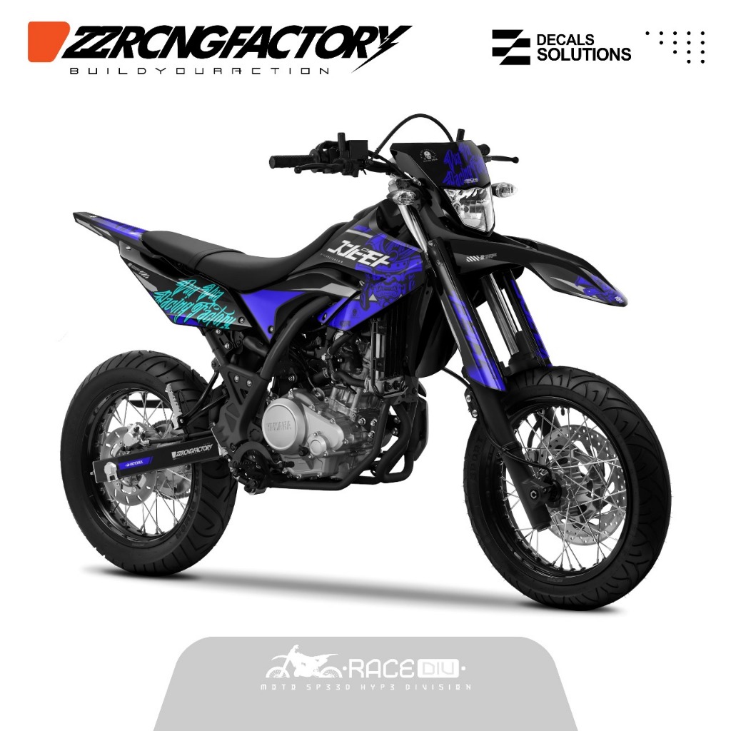 Jual DECAL YAMAHA WR155 FULL BODY COSTUM | Shopee Indonesia