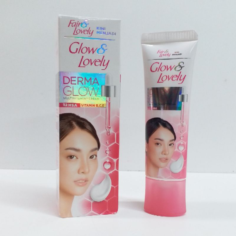 Jual Krim Pencerah Harian Glow & Lovely Multi Vitamin 23gr derma glow ...