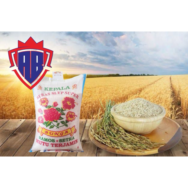 Jual BERAS CAP BUNGA-5KG,10KG & 20KG | Shopee Indonesia