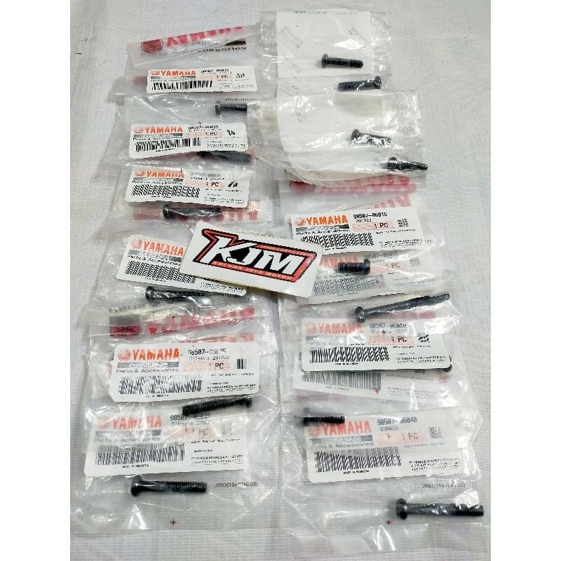 Jual BAUT BAK KALTER BAK MESIN KIRI KANAN SET 17 PCS RX KING ORIGINAL YAMAHA | Shopee Indonesia