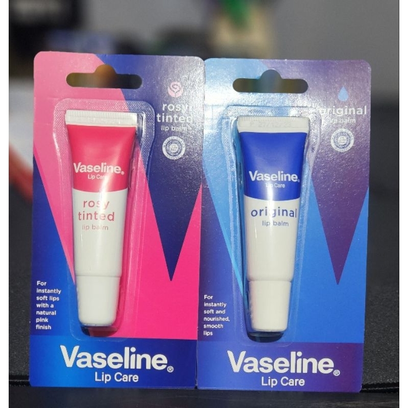 Jual Vaseline Lip Balm Pelembab & Pencerah Bibir Original II Rosy Tinted 10 G - Lip Care ...