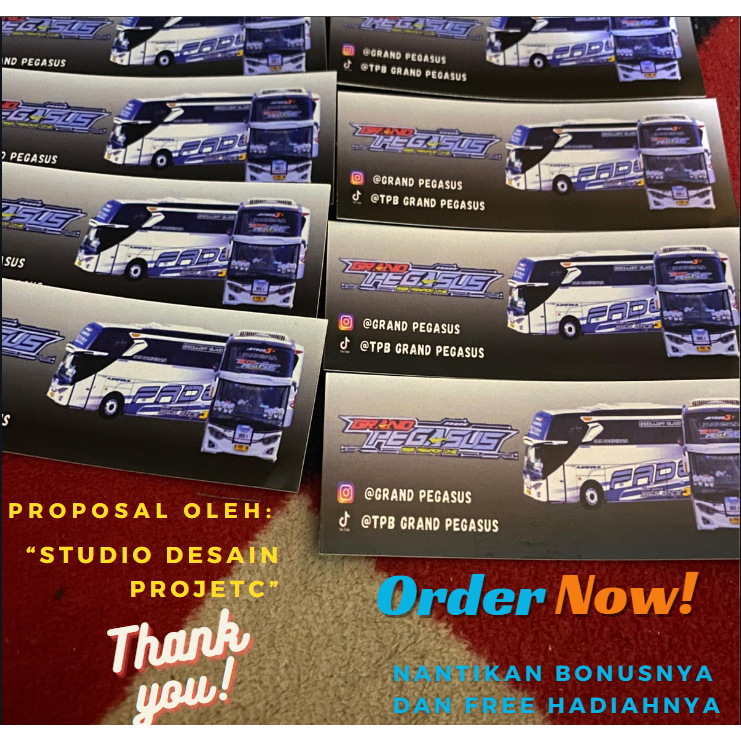 Jual Terbaru Stiker Bus MSM FADEL PEGASUS ISI 5 PCS | Shopee Indonesia