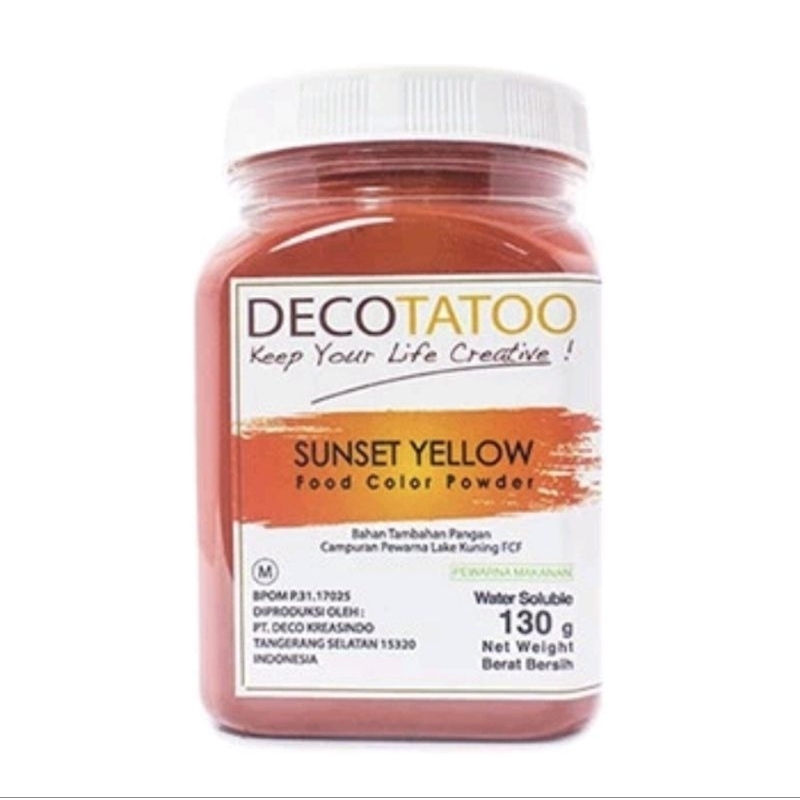 Jual decotato sunset yellow 130 gr | Shopee Indonesia