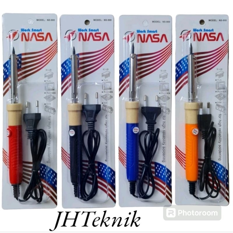 Jual JHTeknik Solder Nasa Gagang Kayu 40 Watt/Solder Gagang Kayu NASA ...