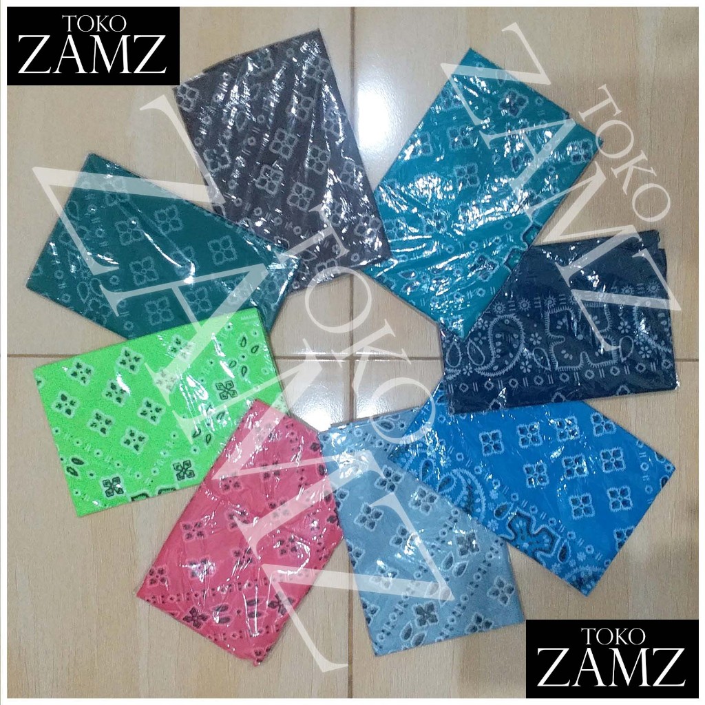 Jual Slayer /Bandana kain motif & polos ( Khusus GROSIR harga PROMO ...