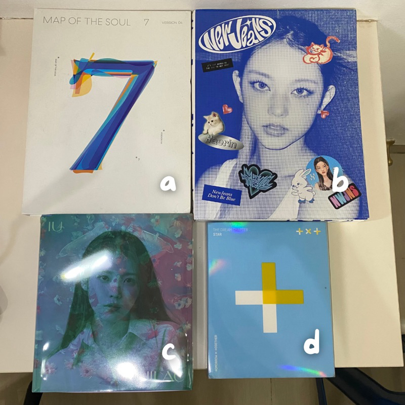 Jual [album only] mots 7, haerin bluebook, iu lilac, txt album chapter ...