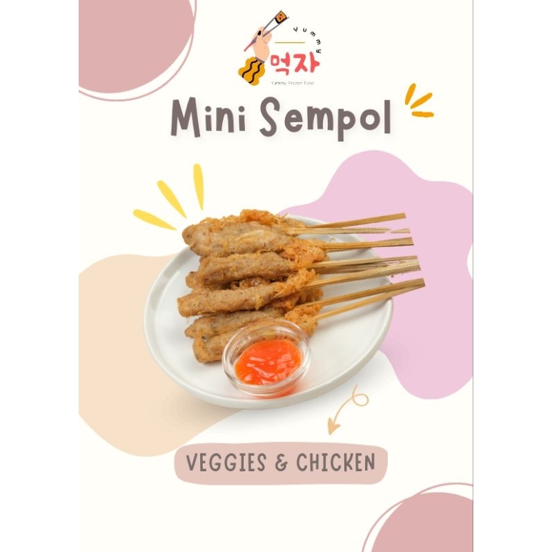 Jual YUMMY MINI SEMPOL FROZEN NON MSG/ CHICKEN VEGGIES SEMPOL | Shopee ...