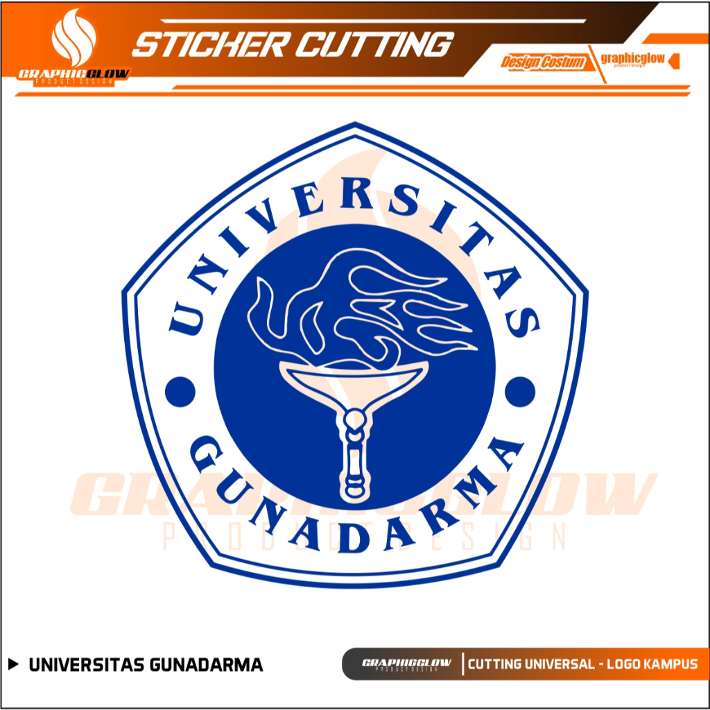 Jual STIKER KAMPUS STICKER UNIVERSITAS GUNADARMA KACA MOBIL BUKU LAPTOP ...