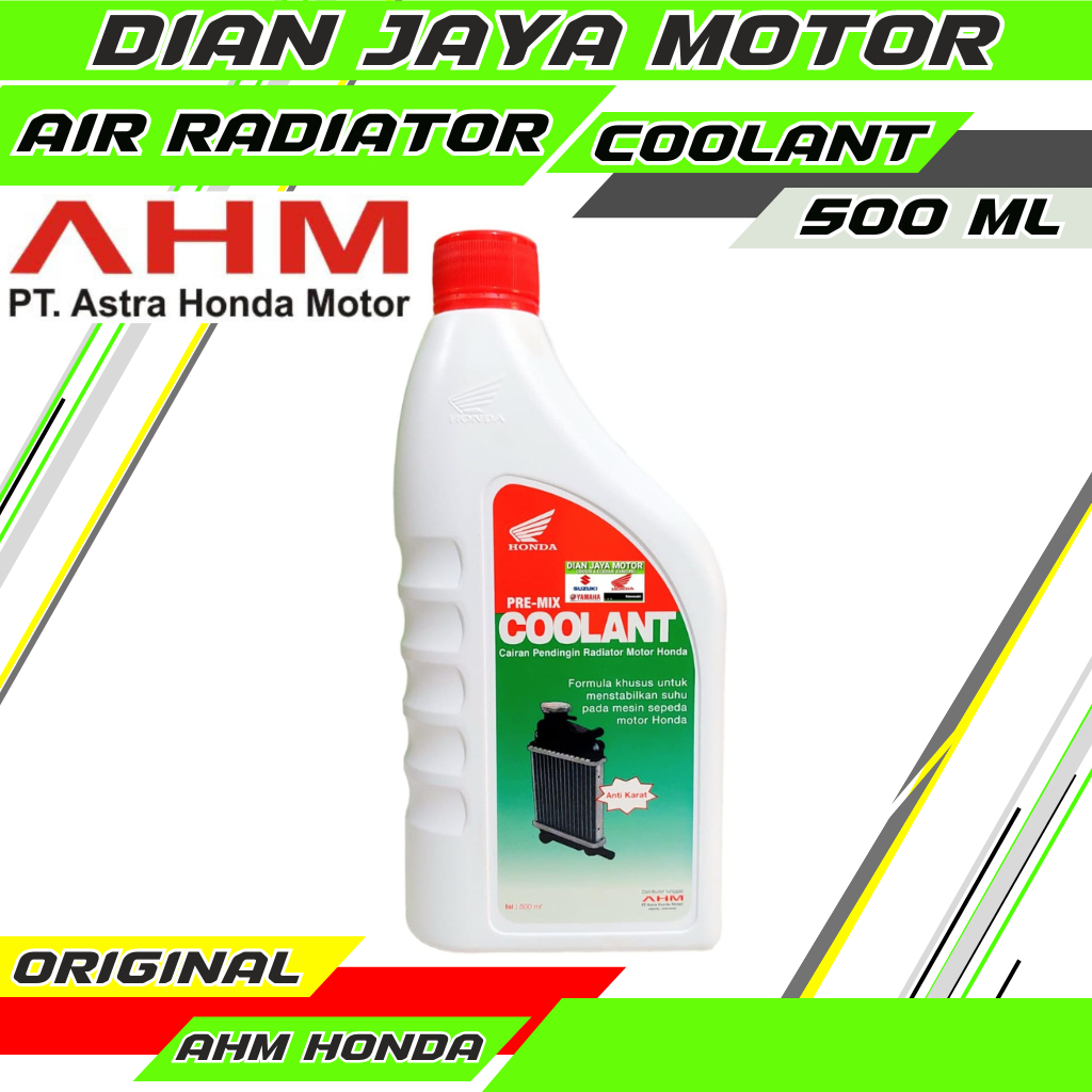 Jual (AHM) Air Radiator Honda Original AHM 500 ml Radiator Coolant ...
