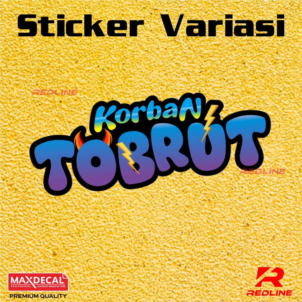 Jual Stiker TOBRUT Stiker variasi | Shopee Indonesia