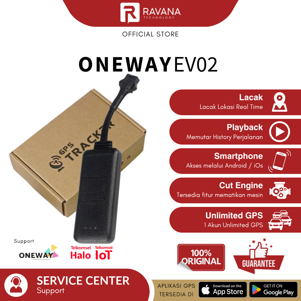 Jual GPS Tracker Oneway EV02 Gratis Aplikasi Server GPS | Shopee Indonesia