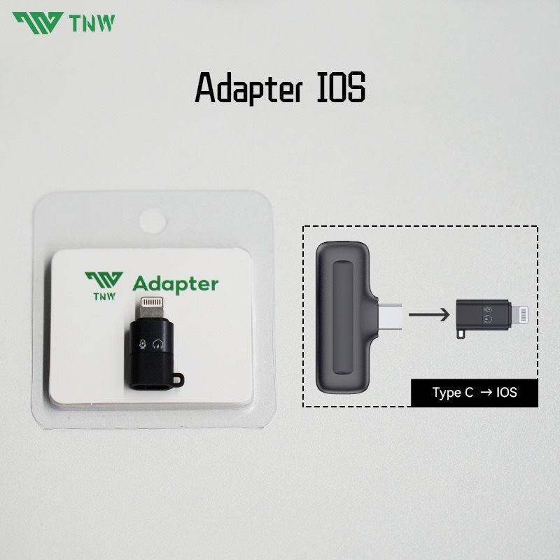Jual TNW Adaptor Type C to Micro IOS USB Microphone Adapter Headset ...