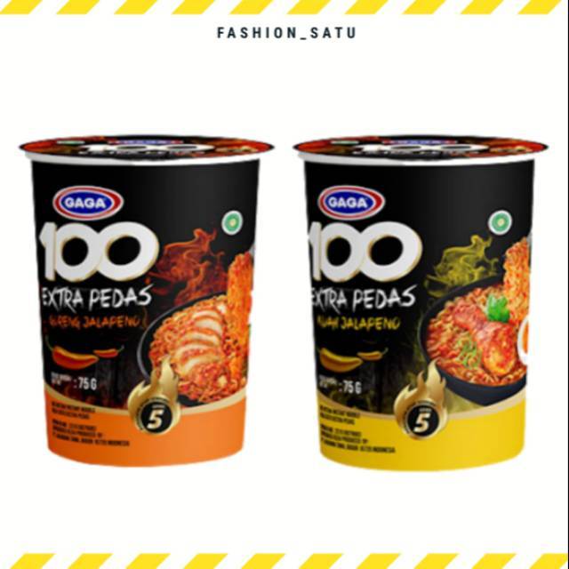 Jual MIE GAGA CUP JALAPENO 75 GRAM | Shopee Indonesia
